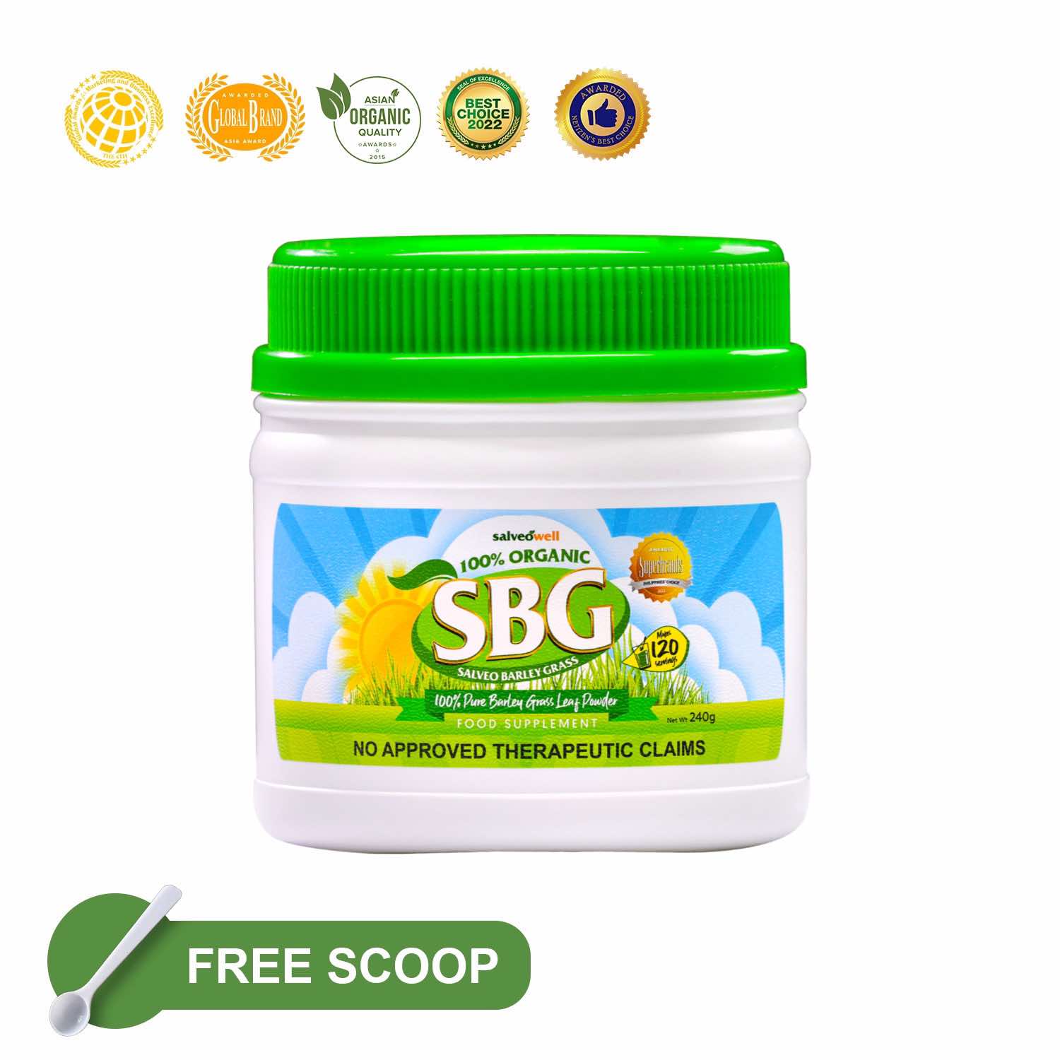 SBG JAR 240G – Salveo Barley PH